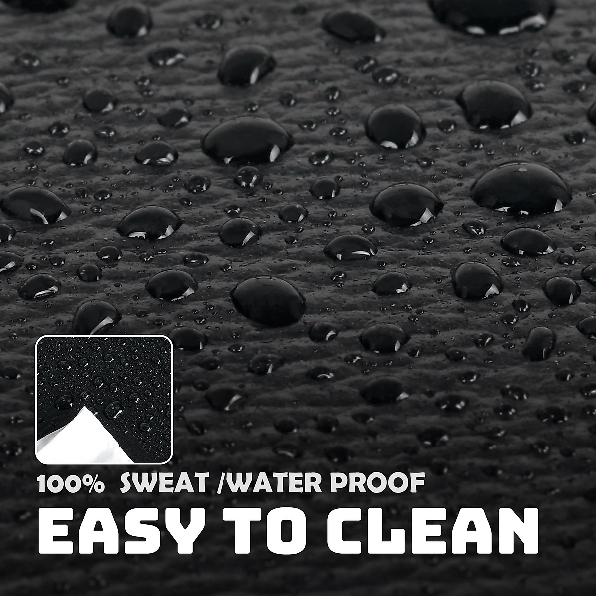 Peloton Bike Mat | 7.5mm Thickness, Exercise Bike Mat/Treadmill Mat for Hardwood Floors or Carpet, Non-Slip Sweat-Proof Exercise Equipment Mat for Bike Trainer/Stationary Spin Bike/Indoor Cycling