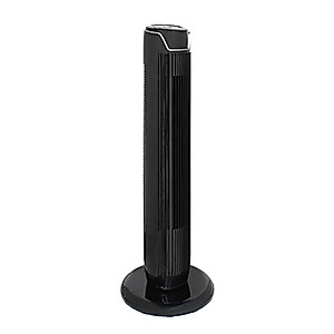 SPT SF-1536BKA: Tower Fan with Remote and Timer in Black, WEIGHT 7.8 lbs