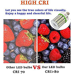 TJBB 2 Pack 100W Led Corn Cob Light Bulb, E26/E39 Base led Bulb (250-400W MH/HPS Replace) Indoor Outdoor Lighting for Garage Warehouse High Bay Parking Lot Wall Pack