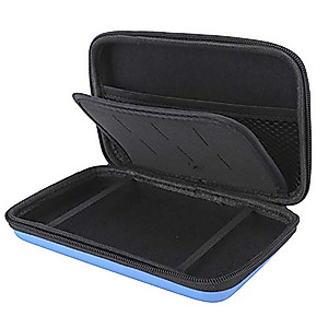 Mxzzand Scratch‑Resistant Flannel Storage Bag 2Pcs for Game Console(Blue)
