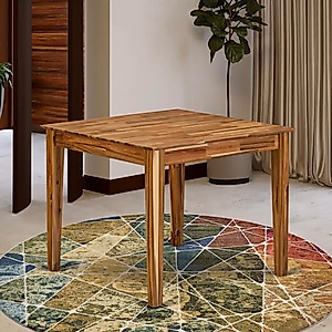 East West Furniture OXT-ANA-T Oxford Square Dining Table for Small Spaces, 36x36 Inch, Natural