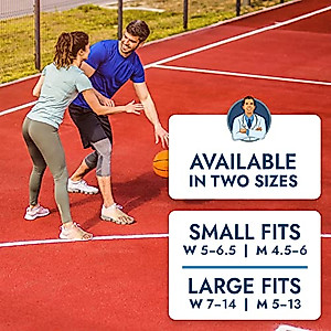 Dr. Frederick's Original Bunion Sleeves - 2ct. - Thin Bunion Relief Socks - Orthopedic Bunion Cushion for Women & Men - Gel Pad Bunion Guard, Big Toe Separator - Small - W5-6.5 | M4.5-6