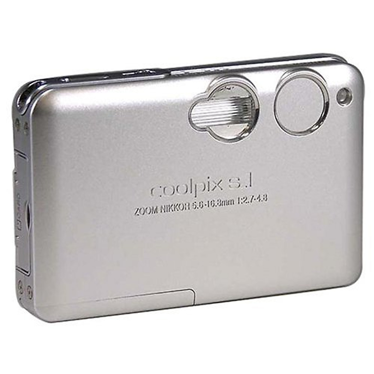 Nikon Coolpix S1 5.1 MP Slim-Design Digital Camera with 3x Optical Zoom (Includes Dock) (OLD MODEL)