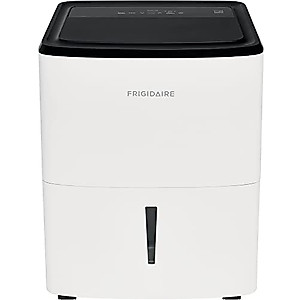 Frigidaire FFAD2233W1 Dehumidifier, Low Humidity 22 Pint Capacity with a Easy-to-Clean Washable Filter and Custom Humidity Control for maximized comfort, in White