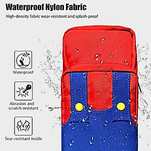 Cute Travel Bag for Nintendo Switch/Lite/OLED/Steam Deck, Small Sling Portable Waterproof Backpack Carrying Crossbody Shoulder Chest Gaming Bag Case for NS SD Console Dock Joy-Cons Accessories Storage