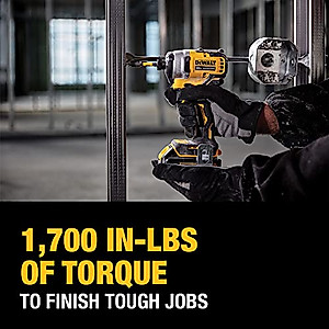 DEWALT ATOMIC 20V MAX* Impact Driver, Cordless, Compact Kit, 2 Batteries, 1/4-Inch (DCF809C2)