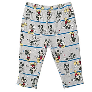 Disney Donald Duck Pluto Mickey Mouse Infant Baby Boys 3 Piece Outfit Set Cuddly Bodysuit Pants Hat 3-6 Months