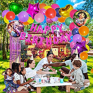 Encanto Birthday Party Supplies - Balloons, 116Pcs Birthday Decorations Include Mirabel Foil Balloons, Encanto Party Decorations, Party Supplies, Happy Birthday Balloon, Encanto Balloons For Party