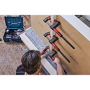 BESSEY GK60 GearKlamp Series - 6 Inch Bar Clamps for Woodworking, 450 lb Clamping Force, Wood Clamps for Gluing, Hand Clamps, Sturdy Woodworking Clamps for Cabinetry, Carpentry, & Home Improvement