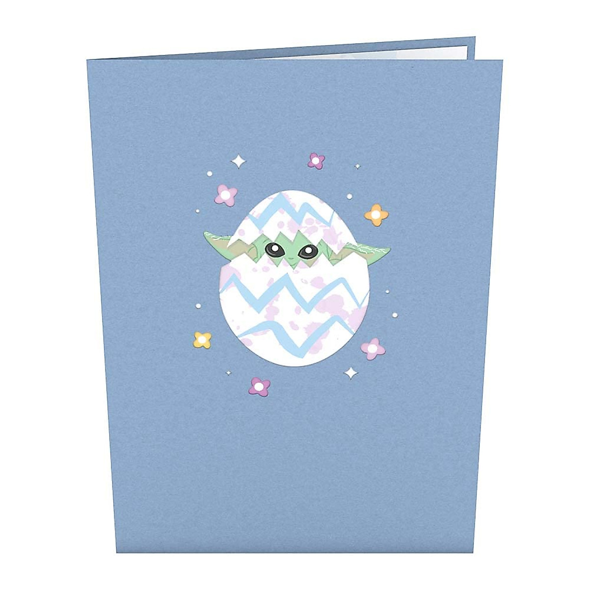 Lovepop Star Wars™ The Mandalorian™ Best Easter in the Gal-eggsy Pop-Up Card – Easter Card – Handcrafted 3D Pop-Up Greeting Card – Easter Day Love Card, 5 x 7”