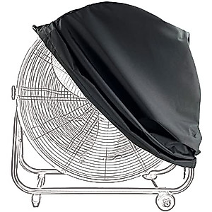 ELONGRIVER Industrial Fan Cover,Waterproof&Dust-proof Cover for 24” High-Velocity Drum Fan, Floor Fan Cover In Heavy Duty Material for Outdoor&Indoor
