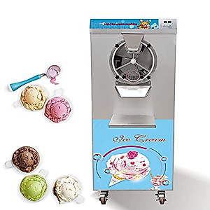 Mvckyi 10L/2.64 Gal Cylinder Gelato Maker Hard Ice Cream Machine for Commercial use, 40L/H