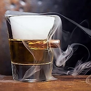 BenShot Shot Glass with Real .308 Bullet - 2oz | Made in the USA