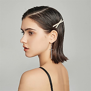 WUWEIJIAJIA Unique Retro Gothic Long Sword Hook Earrings Vintage Silver Punk Style Knife Dangle Drop Earrings for Women Trendy Men Statement (Style-4)