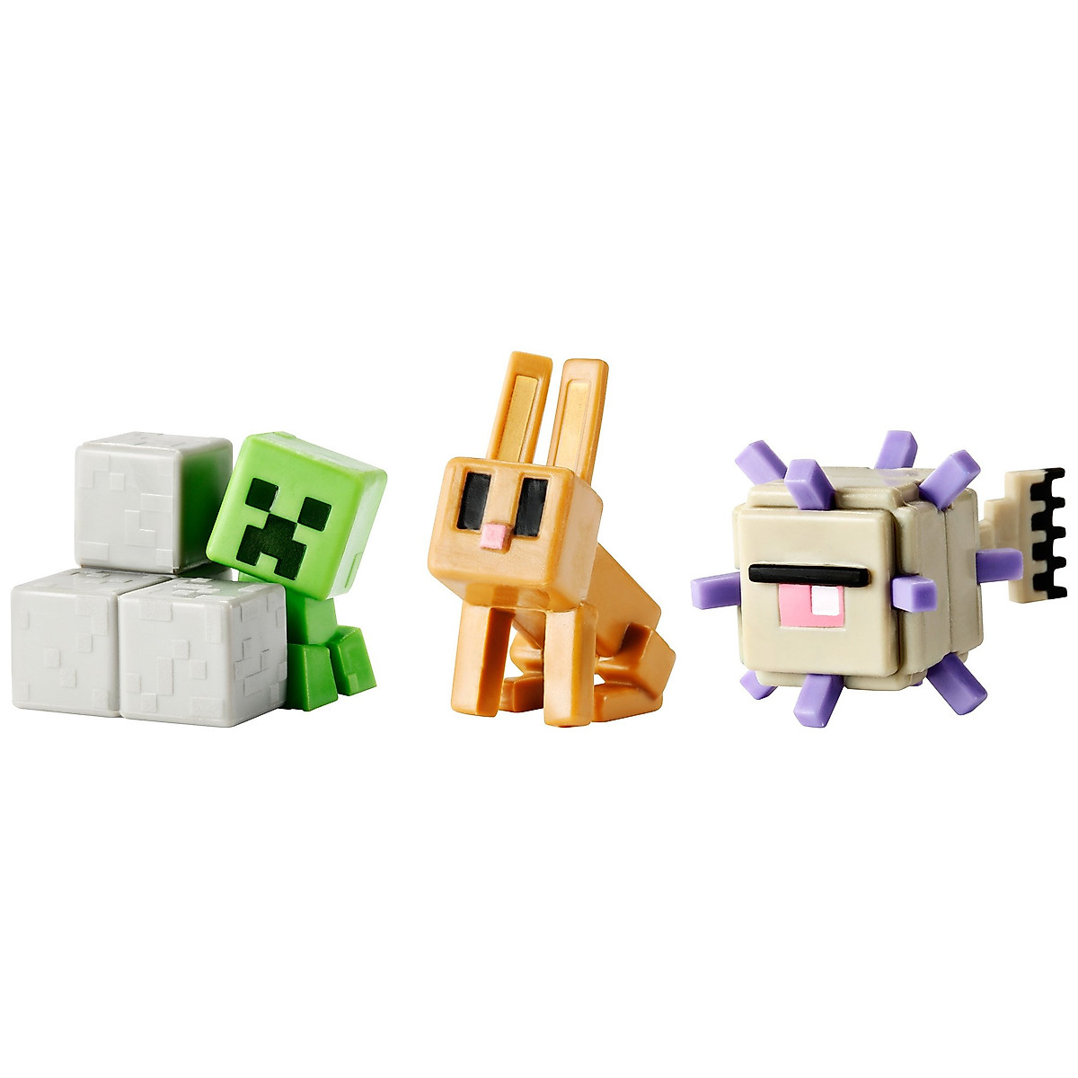 Elder Guardian, Sneaky Creeper & Rabbit Mini Figure (3 Pack)