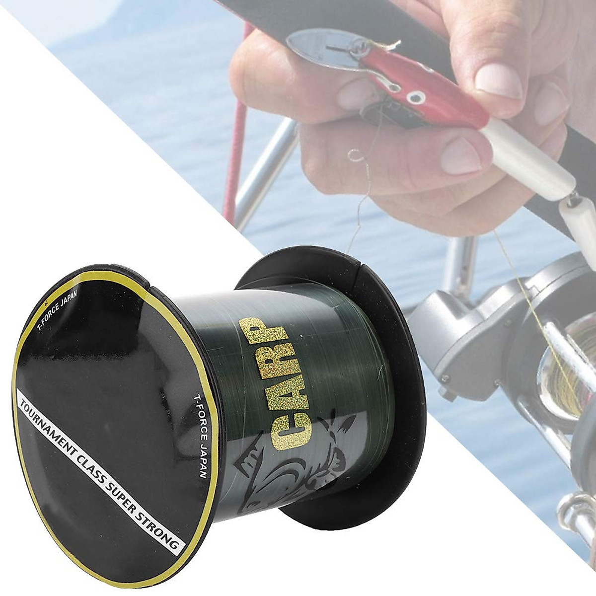 Natudeco 500m Fishing Lines Nylon Weaves Wire Anti Winding Fishing Tackle Accessory Strong Pull Outdoor Leisure Sports Accessories for Sea Fresh Water