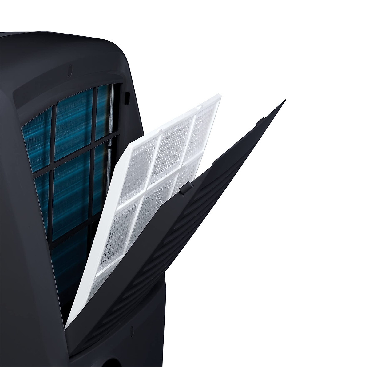 DeLonghi Portable Air Conditioner 12,500 BTU,cool extra large rooms up to 550 sq ft,wifi with alexa,energy saving,heat,quiet,remote,AC Unit,dehumidifier,fan,programmable,window venting kit,EL376HRGFK