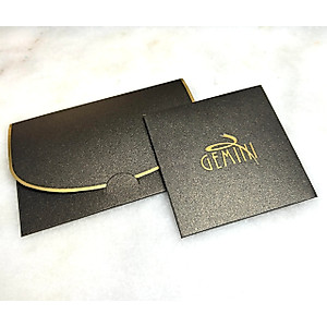 Gemini His and Her Couple Personalized Matching Wedding Titanium Rings Set Dome Court Valentine Day Gift