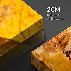 ICED PIXEL Custom Personalized canvas prints from photos on the wall for your room, posters for room aesthetic, Living Room, Wedding, Baby, Pet, Family Picture Frame Wall Art (4"X6")