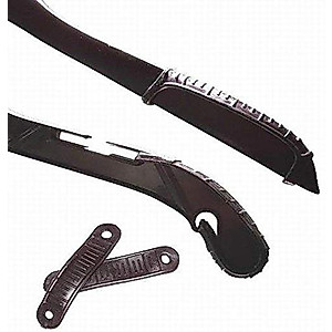 Black Rubber Non-Slip Hanger Strips, Pack of (100)