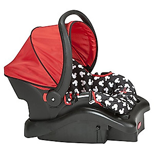 Disney Light 'n Comfy Luxe Infant Car Seat, Mickey Silhouette