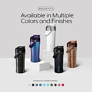 BrüMate MultiShaker Blender Shaker Bottle | 100% Leakproof Insulated Stainless Steel The Perfect Shaker Cup, Protein Shaker Bottle, and Pre Workout Bottle for the Gym | 26oz (Aqua)