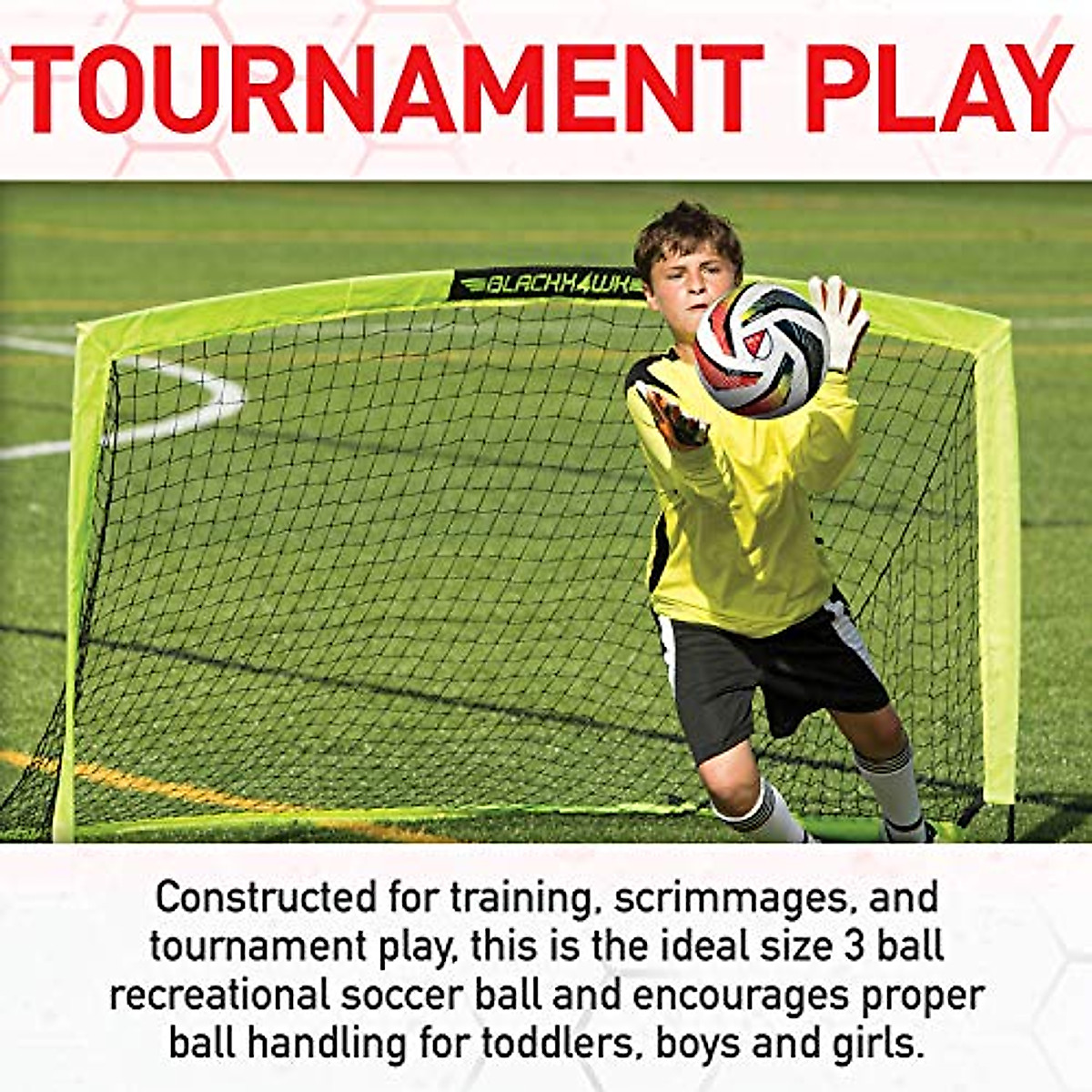 Franklin Sports MLS Tornado - Official Size 5 - Soft Cover - Weight Soccer Ball - Air Pump Included