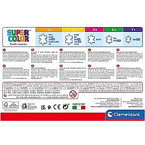 Clementoni - 27171 - Supercolor Puzzle Bluey - 104 Pieces - Jigsaw Puzzle for Kids Age 6 - Made in Italy