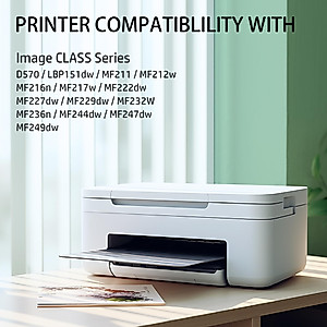 CRG137 137 Black Toner Cartridge, Replacement for Canon Cartridge 137 CRG 137 to use with ImageClass MF232w MF242dw D570 MF236n MF230 MF240 MF247dw MF227dw MF244dw (Black, 2-Pack)