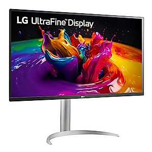 LG UltraFine 31.5-Inch Computer Monitor 32UP83A-W, IPS with HDR 10 Compatibility and AMD FreeSync, White