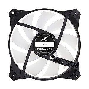 Zalman IF120 Infinity Mirror ARGB 120mm Case Fans, Silent 3-Pin Addressable RGB Fans for Computer Case & Liquid Radiator, 1200RPM Smooth and Silent Fans, 55.2 CFM, ARGB Controller Included (3 Pack)