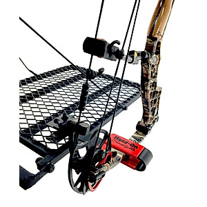 My Bow Buddy Regular Hang-On Buddy Tree Stand Bow Holder | Steel Bow Holder for Tree Stand with Rubber Grip | Works as a Compound or Crossbow Stand | Bow Holder Archery Stand with Quick Attach Knobs