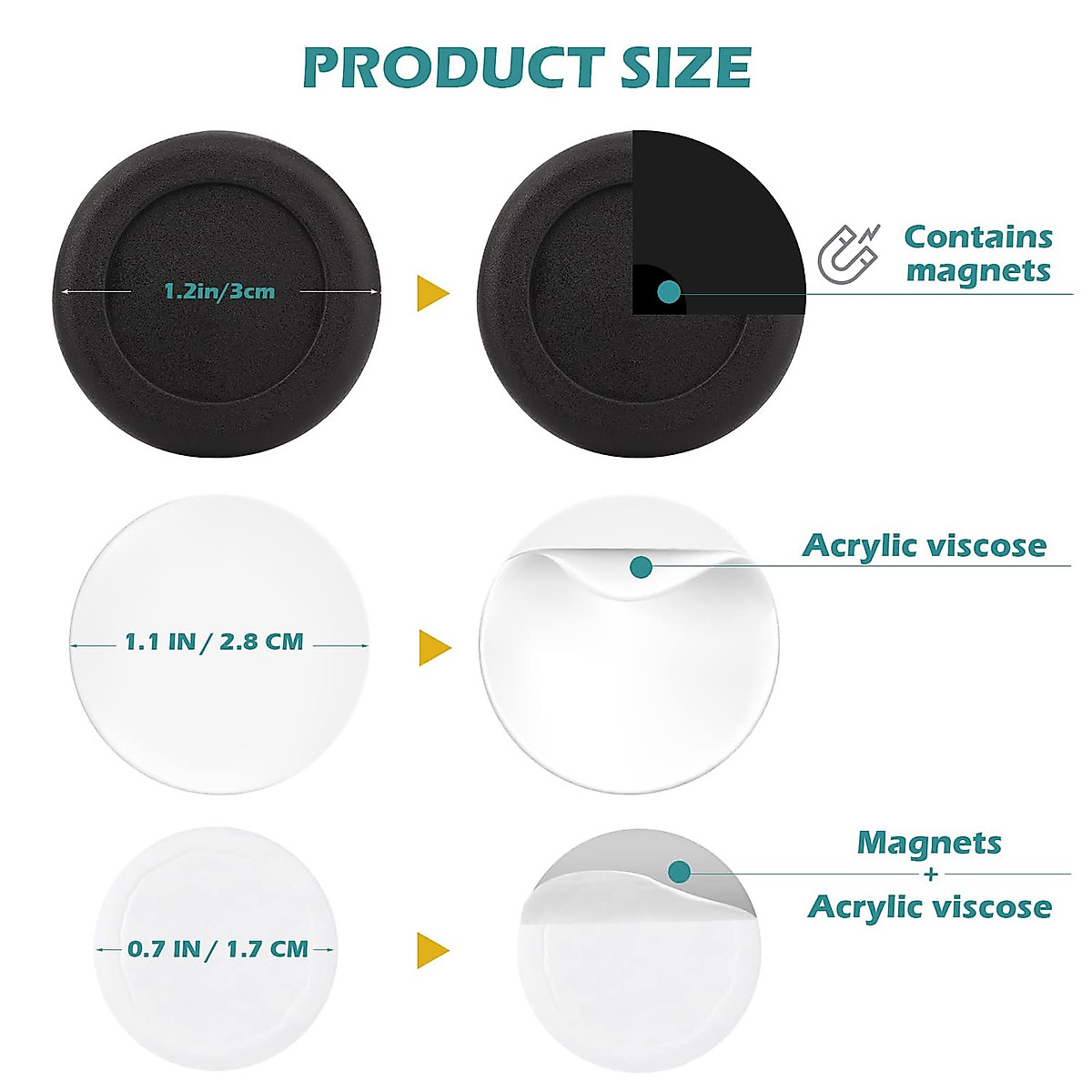 WALLFID 5 Pack N52 High Magnetic Remote Control Holder Wall Mount Holders Hole-Free Phone Charging Organizer Storage Containers For Home Office School Supply Storage.(Black Enhanced version)