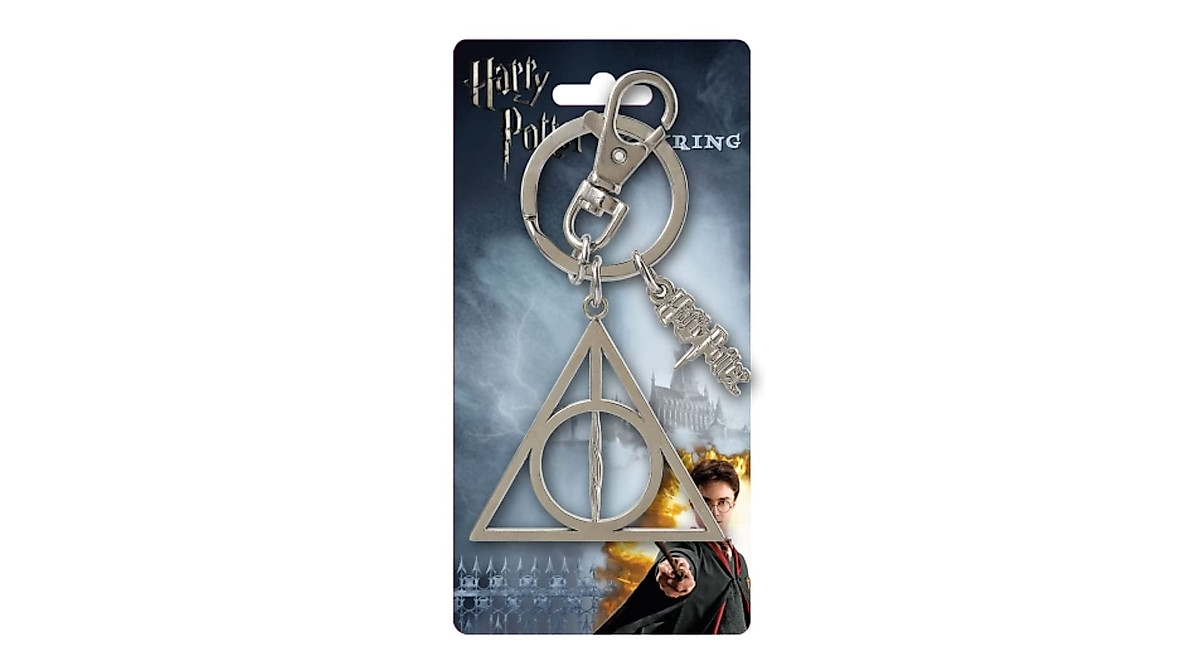 Buy Harry Potter Deathly Hallows Pewter Key Ring