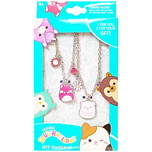LUV HER Squishmallow Premium BFF Necklaces -Squishmallow Better Girls Jewelry - one Squishmallow for you one for your BFF - Ages 3+