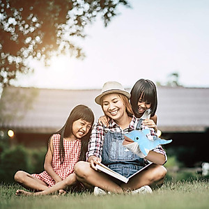 ArtCreativity Blue Dolphin Hand Puppet, Soft Plush Puppet for Kids, Cute Dolphin Toys for Boys and Girls, Aquatic Theme Party Decoration, Great Birthday Gift