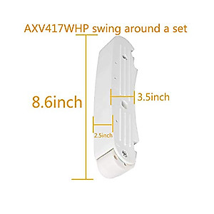 2023 𝙐𝙥𝙜𝙧𝙖𝙙𝙚 AXV417WHP Pool Cleaner Pod Swing Kit,AXV604WHP Front and Rear Bezels, White AXV414P Pod Shoes Compatible with Hayward Navigator Pool Vac Ultra Pool Cleaner Parts
