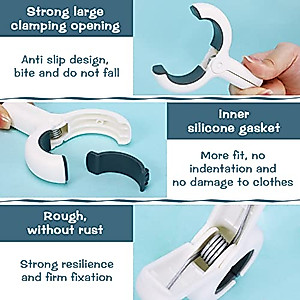 12 Pack Beach Towel Clips,Plastic Strong Pool Chair Clips,Heavy Duty Beach Towel Holder Laundry Clothes Clips for Beach Chair Pool Chair on Cruise,Windproof Clamps Clothes Pegs,No Trace,Bright Color