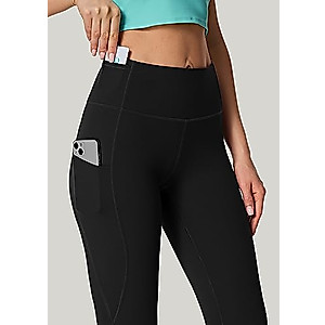 IUGA Leggings with Pockets for Women High Waisted Yoga Pants Women Butt Lifting Black Workout Leggings for Women with Pockets