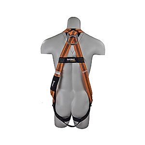 SafeWaze FS99185-E Single D-Ring Harness, Grommet Leg Straps, Universal Size