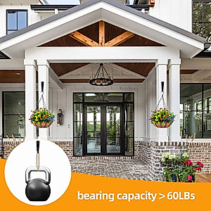 WODEGIFT 12Pcs Wall Hook, Wall Hooks for Hanging, Heavy Duty Metal Coat Hooks, Hooks for Hanging Heavy Duty, Backpack Hooks for Wall,Suitable for Hanging Coats, Towel, Backpack, Hat,Coffee Mug (Black)