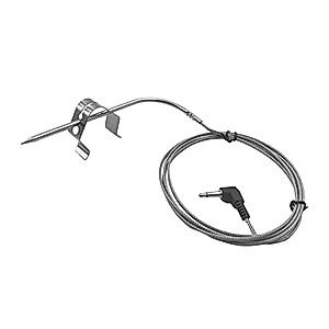 Replacement Meat Probes for Char-Griller Gravity Fed 980 and Akorn auto-kamado and Camp Chef Wood Pellet Grills, 2 Packs of Temperature Probe.