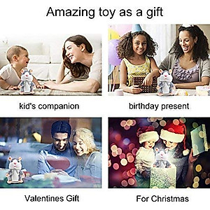 Talking Hamster Plush Toy Repeat What You Say, Talking Stuffed Animal Talk Back Hamster Toy for Kids, Talking Repeating Record Interactive Hamster Toy for Birthday Funny Gift Kids Early Learning