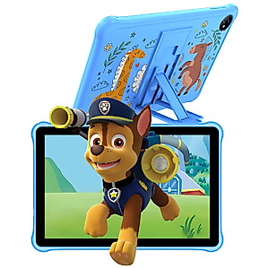 Blackview Kids Tablet Android 12 Tablet Tab A7 Kids 10.1 inch Tablets 64GB ROM 1TB Expand 6580mAh Toddler Tablet Bluetooth IPS HD+ Display Parental Control Educational Games Blue