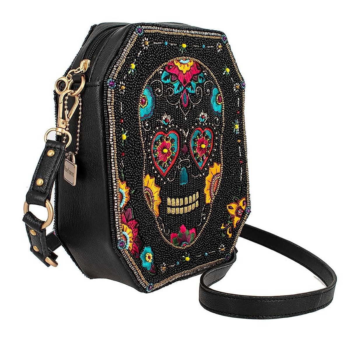 Mary Frances Face Crossbody Handbag, Multi