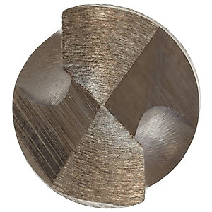 Precision Twist R18CO Cobalt Steel Jobber Drill Bit, Bronze Oxide Finish, Round Shank, Spiral Flute, 135 Degree Point Angle, 54 (Pack of 12)