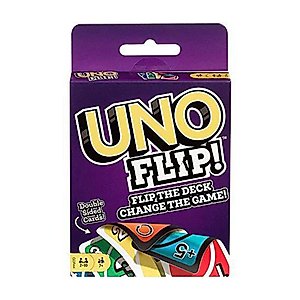 IsEasy Uno Playing Card Game Mattel Games Wild Card Uno Flip Uno (Wild Card uno)