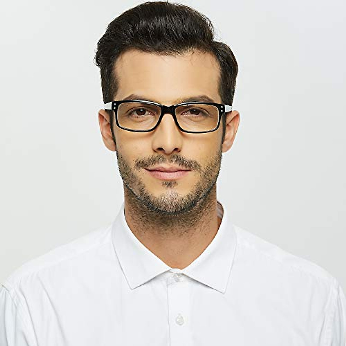 NORPERWIS 5 Pair Reading Glasses Quality Lightweight Blue Light Blocking Eyeglasses with Spring Hinge Readers for Women Men (5 Pack Black-1, 1.50)