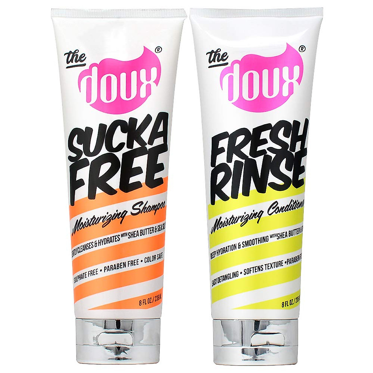 The Doux SUCKA FREE Shampoo + FRESH RINSE Conditioner 8oz