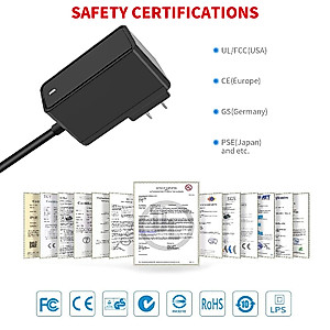 MEROM Charger Compatible with TINECO Cordless Vacuum iFLOOR 2/3 S5 S3 A10 A11 Series Cordless Stick Handheld Wet Dry Vacuum Cleaner Charger Replacement Adapter for YLS0241A-T260080